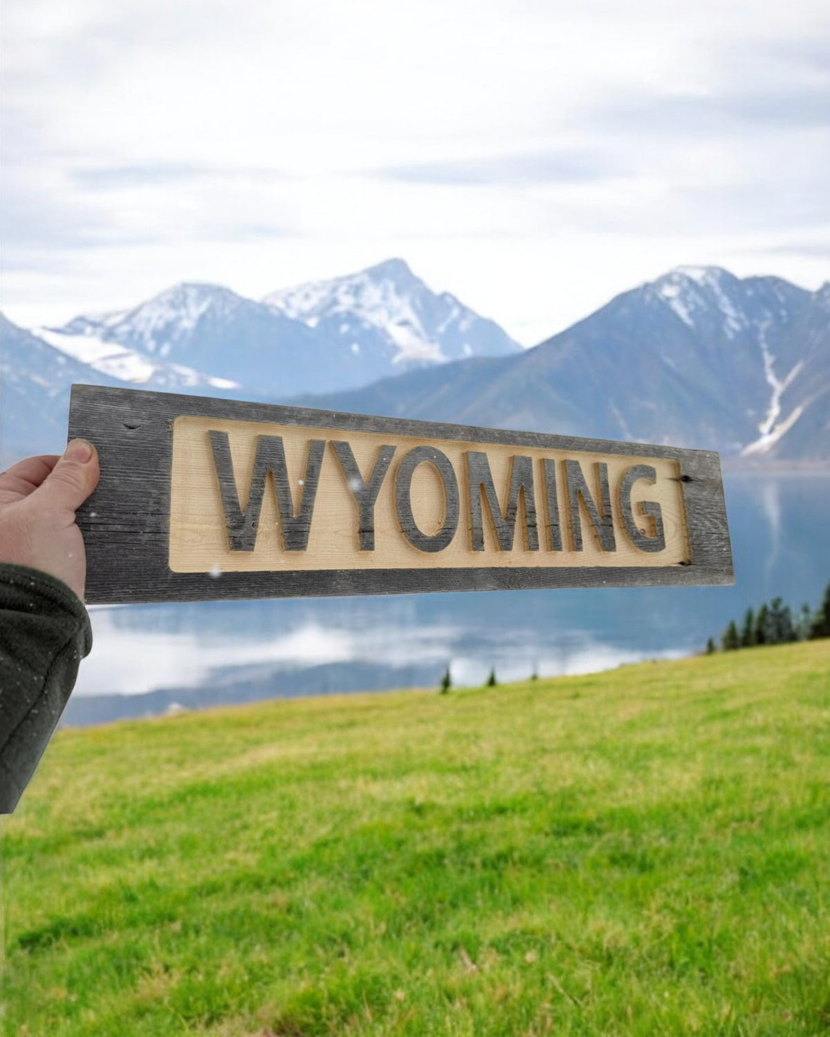 Custom Rustic Barnwood Sign — Wind River Outpost