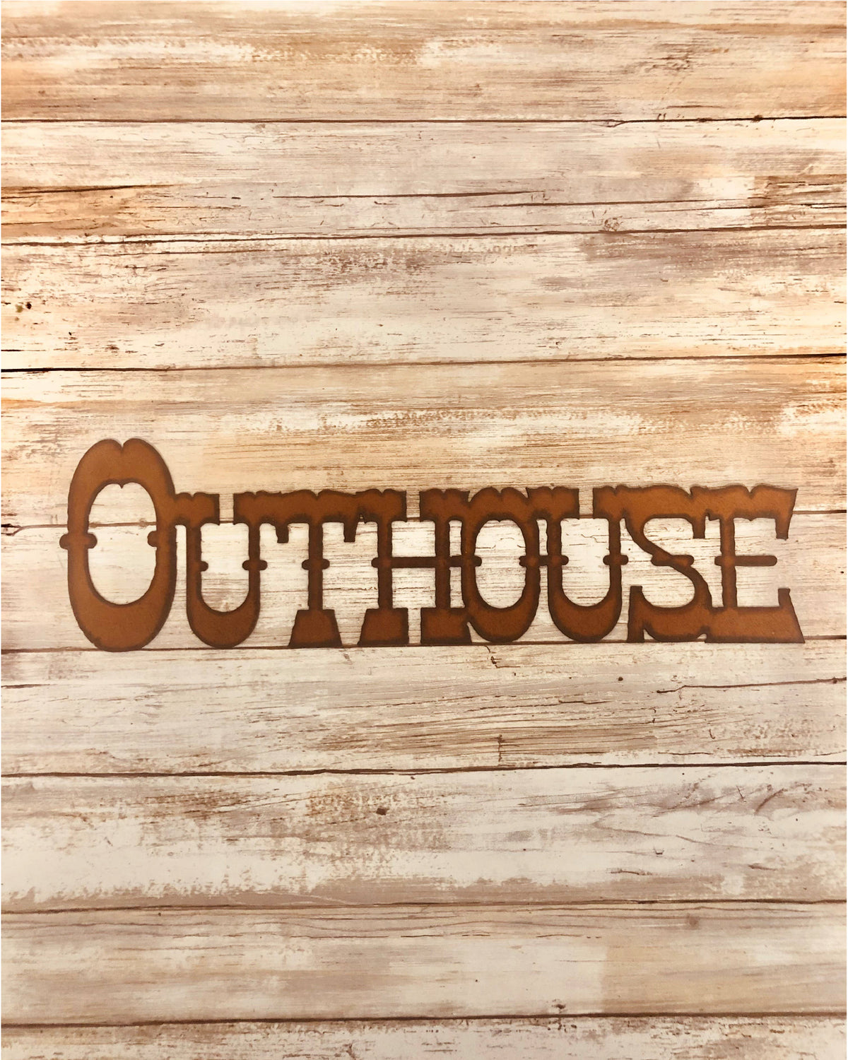 Outhouse Western Bathroom Sign — Wind River Outpost