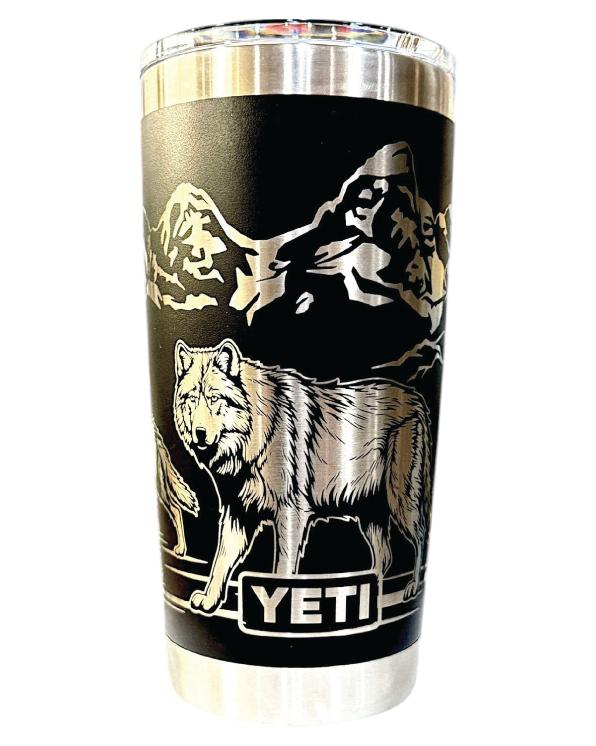 Wyoming Wolf - Yeti Rambler — Wind River Outpost